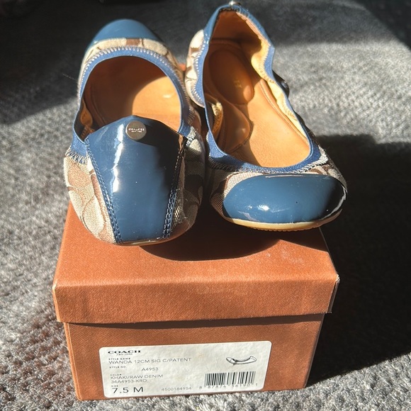 Coach | Shoes | Coach Womens 75m Wanda 2cm Sig Cpatent | Poshmark
